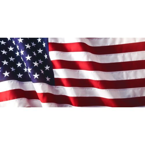 3' 6" x 6' 7-3/4" U.S. Government-Spec Outdoor Nylon Flag - Government ...