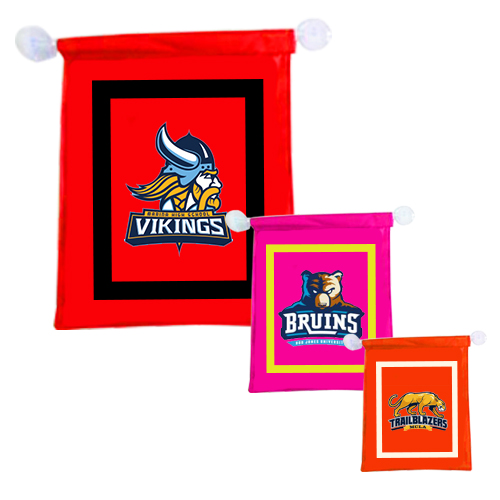 18"x12" Commercial-Basics Custom Window Banners - Garden & Home Flags ...