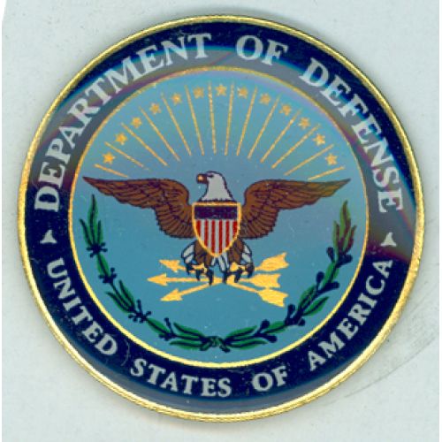 Department of Defense Round Lapel Pin - U.S. Made Lapel Pins | Tuff ...