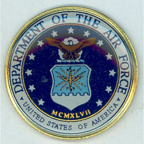 Department of the Air Force Round Lapel Pin - U.S. Made Lapel Pins ...