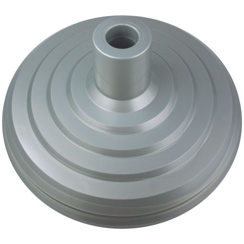 10 lb. Silver Matte Finish Plastic Floor Stand - Most Pole Sizes ...