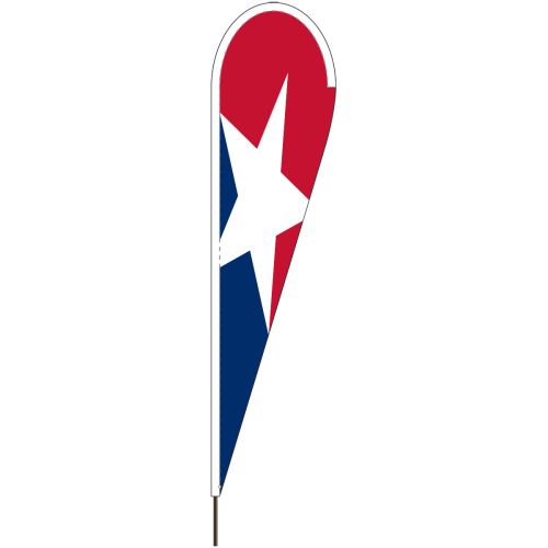 10'x30" Patriotic Star Blade Flag - Blade Banners | Tuff Flags - 888 ...
