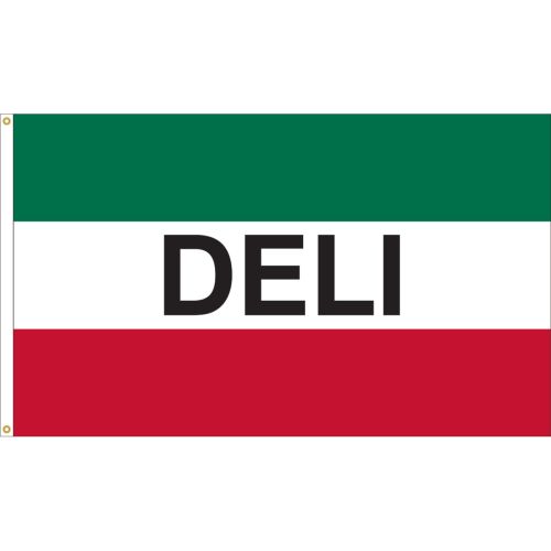 3'x5' Deli Message Outdoor Nylon Flag - Message Flags | Tuff Flags ...