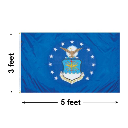 3'x5' U.S. Air Force Outdoor Nylon Flag - Air Force Flags | Tuff Flags ...