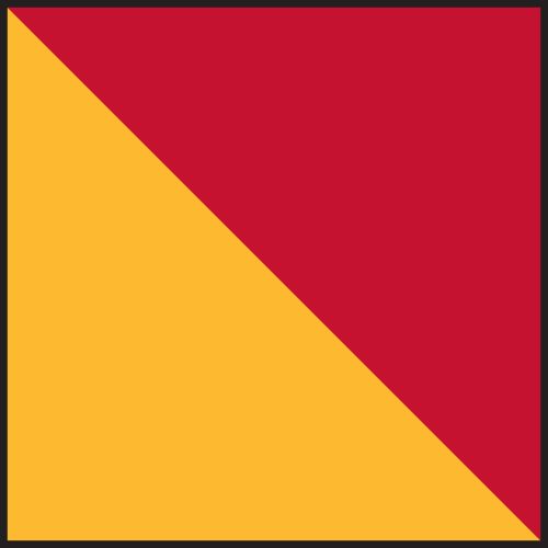 Oscar Flag - Man Overboard - Individual Flag with Brass Grommets ...