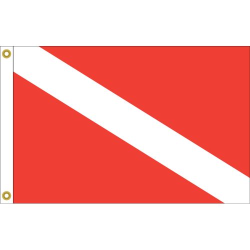 Skin Diver Boat Flags - Yacht Flags | Tuff Flags - 888-2US-FLAG
