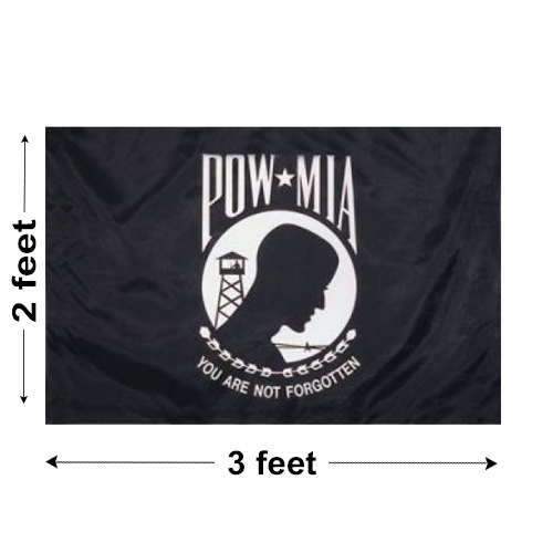 2'x3' POW/MIA Double Face Nylon Flags- Outdoor - POW/MIA Outdoor Flags ...