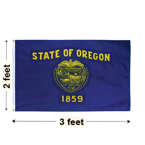 2'x3' Oregon Nylon Outdoor Flag - Oregon Flags | Tuff Flags - 888-2US-FLAG