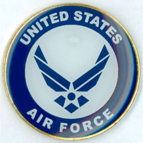 U.S. Air Force (White) Lapel Pin - Military Lapel Pins | Tuff Flags ...