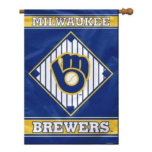 Milwaukee Brewers 28"x40" House Banner - Milwaukee Brewers Flags | Tuff ...