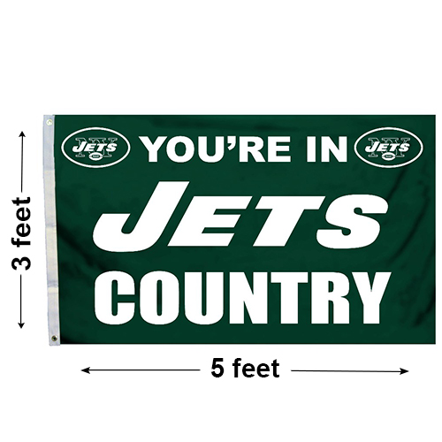 3'x5' New York Jets Country Outdoor Flag - Football Flags | Tuff Flags ...